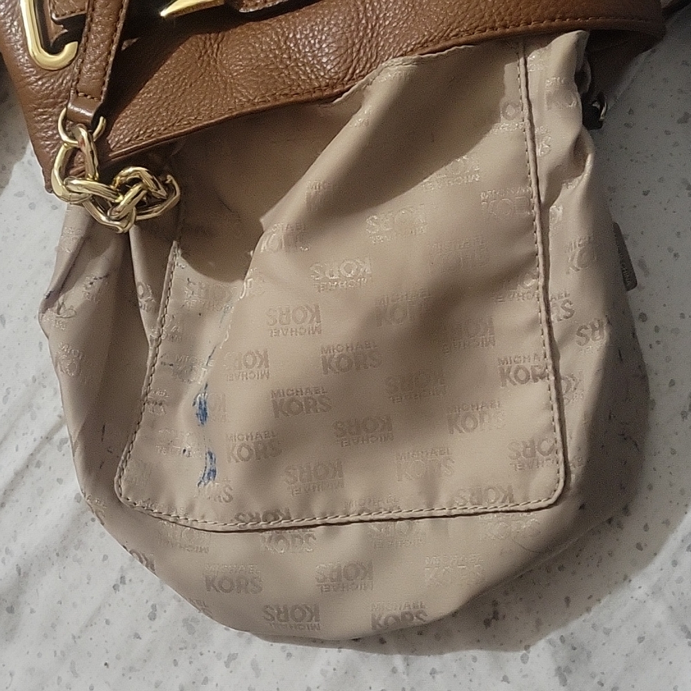 Mk Brown Crossbody Set - Gem